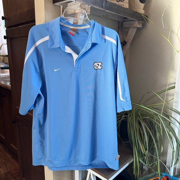Nike | Shirts | Vintage Nike Team Dry Unc Tarheels Polo Mens Large ...